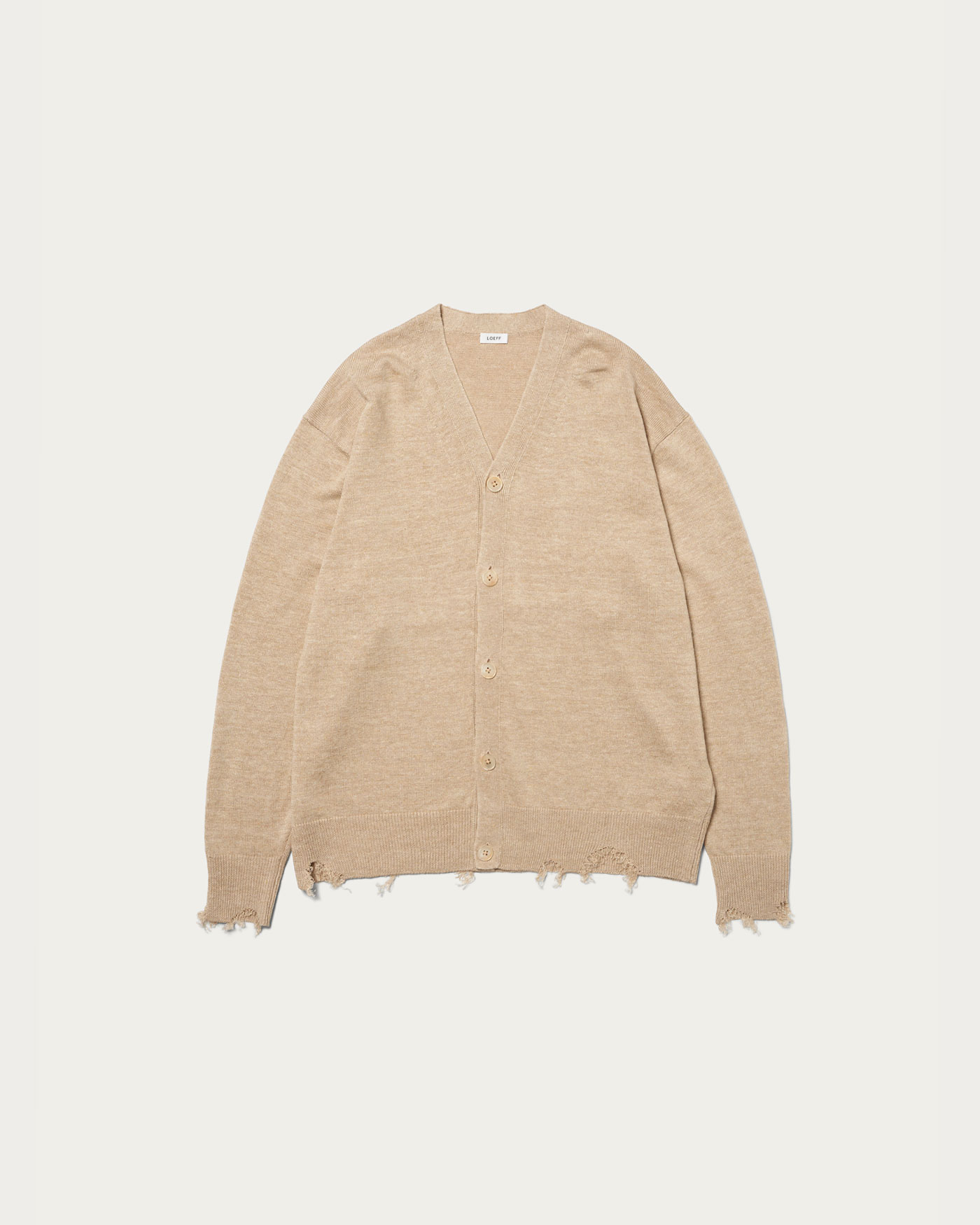 Cardigan|TOPS|ロエフ(LOEFF)|MEN|2024年春コレクション Cardigan|TOPS|ロエフ(LOEFF)|MEN|2024年春コレクション